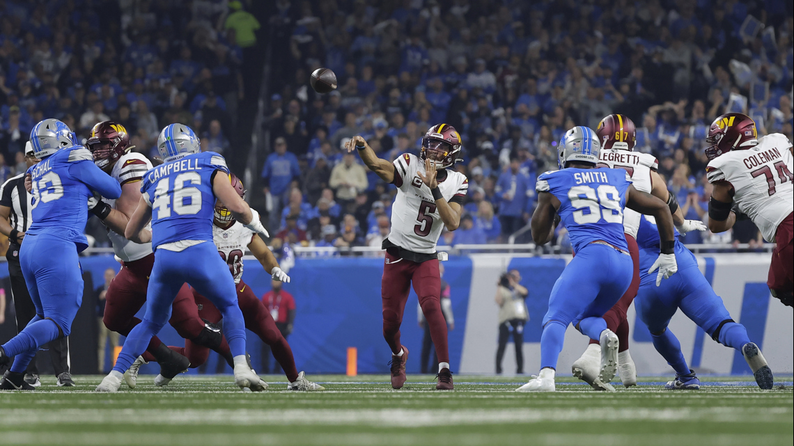 Who won the NFC Title game? Washington Commanders vs Detroit Lions ...