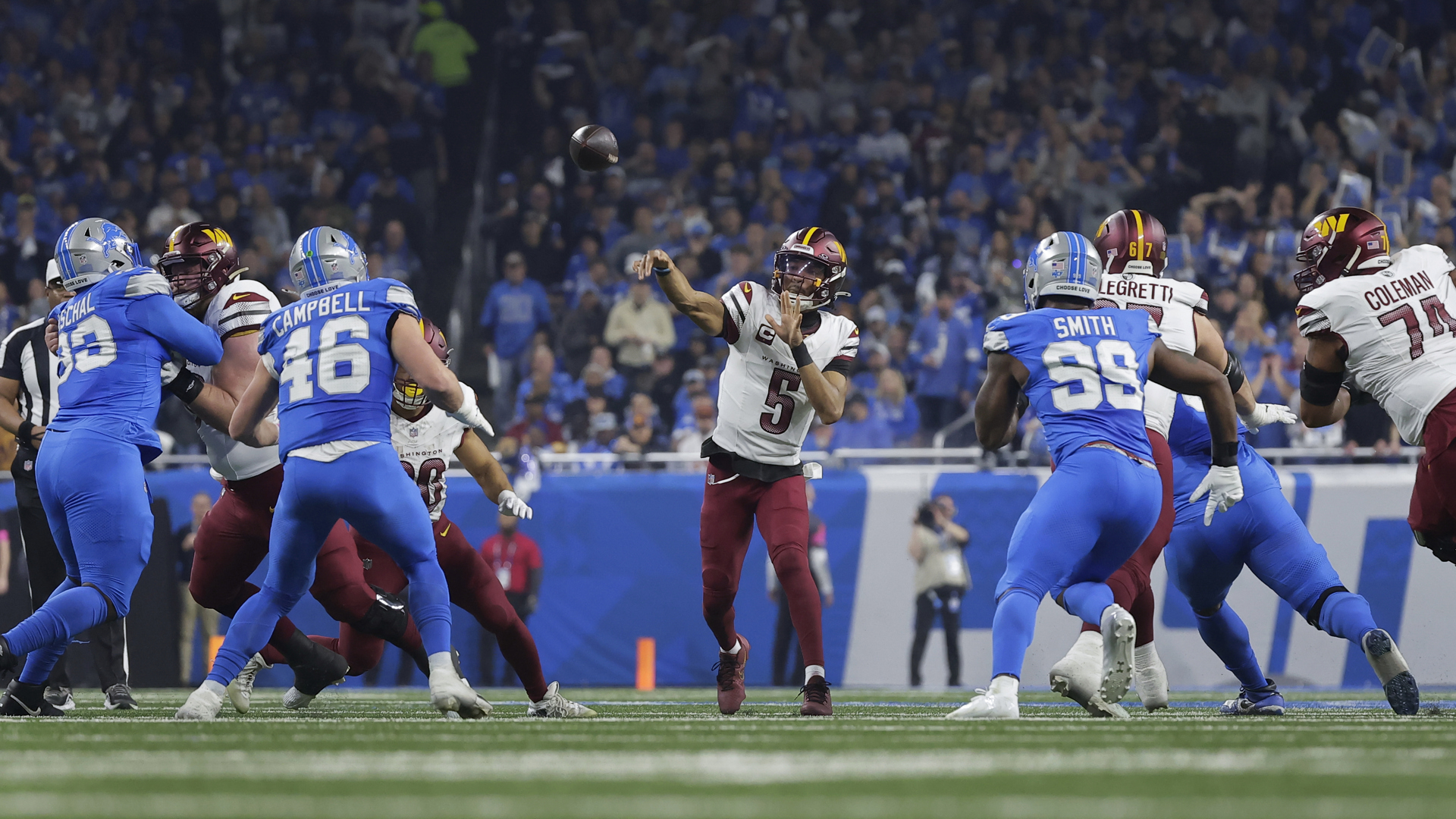 Who won the NFC Title game? Washington Commanders vs Detroit Lions ...