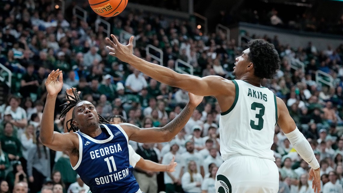 Michigan State holds Georgia Southern to 11 first-half points and wins ...