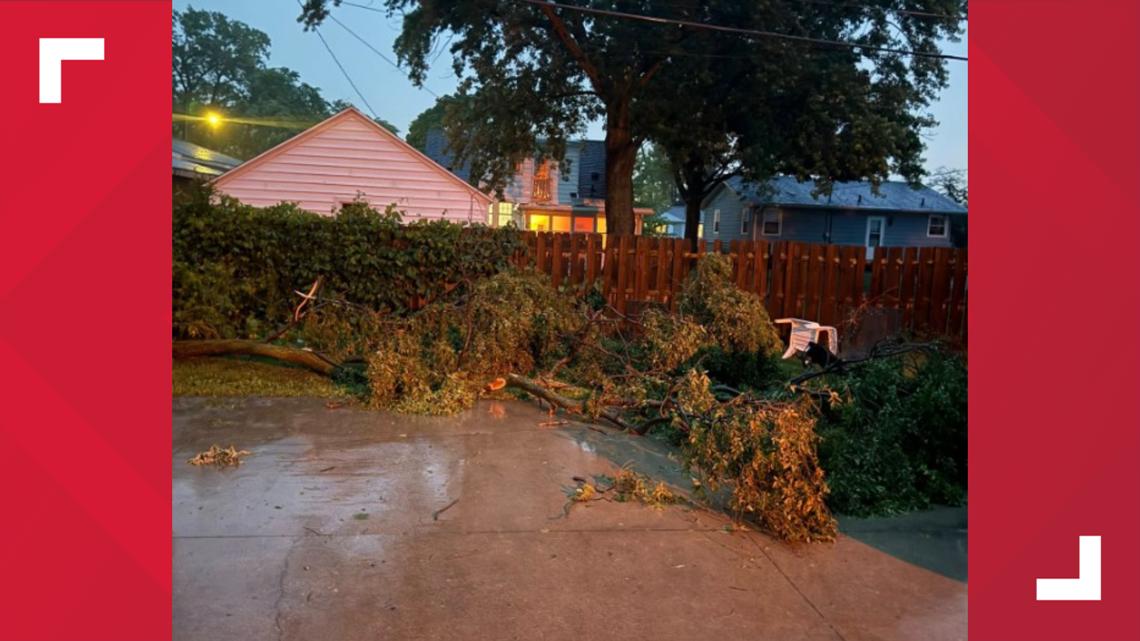Thousands without power after storms down trees and power lines ...
