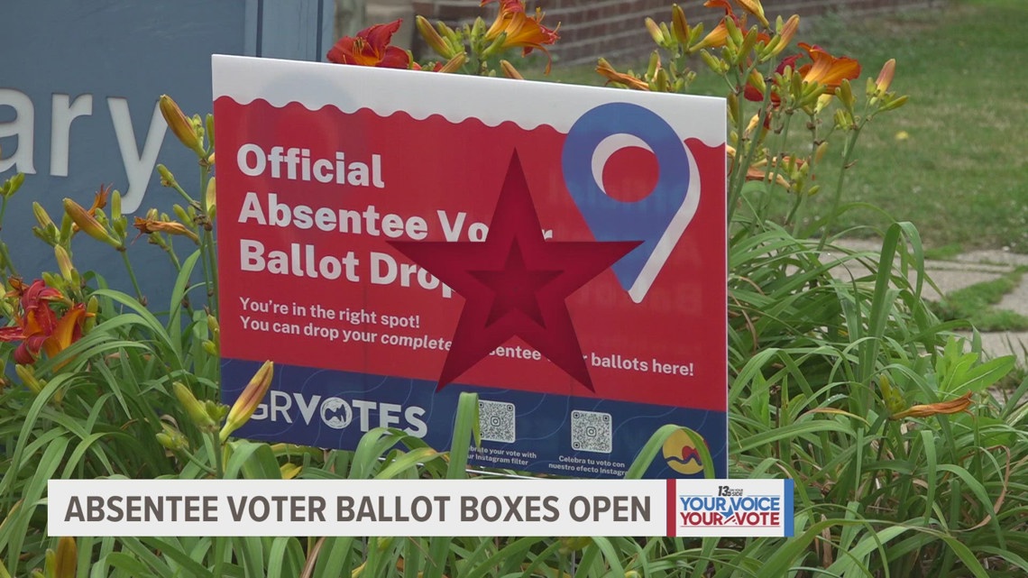 Absentee voter ballot boxes available for August election | wzzm13.com