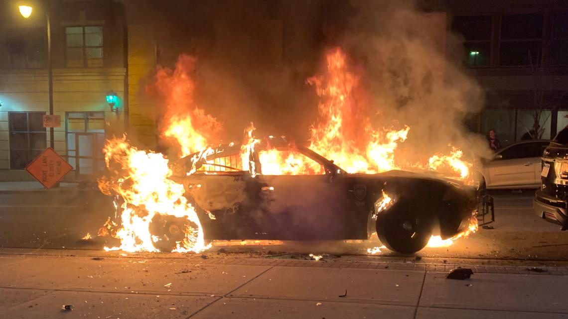 Riots break out in Grand Rapids after march | wzzm13.com