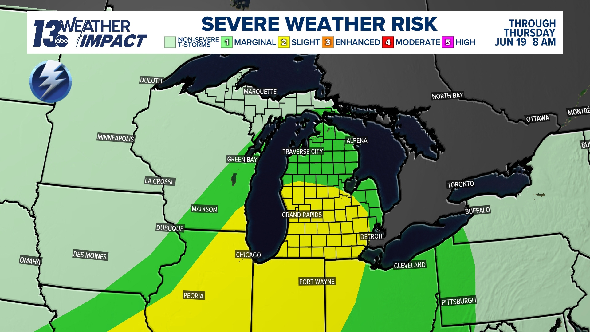 Tracking potentially severe storms in West Michigan later this week ...