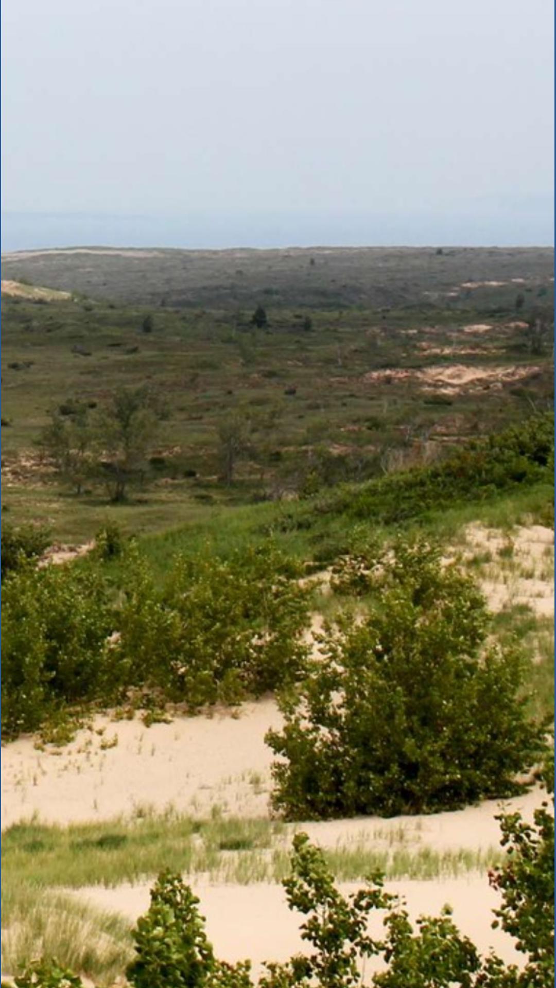 Sleeping Bear Dunes wooden overlook removed due to shifting sands ...