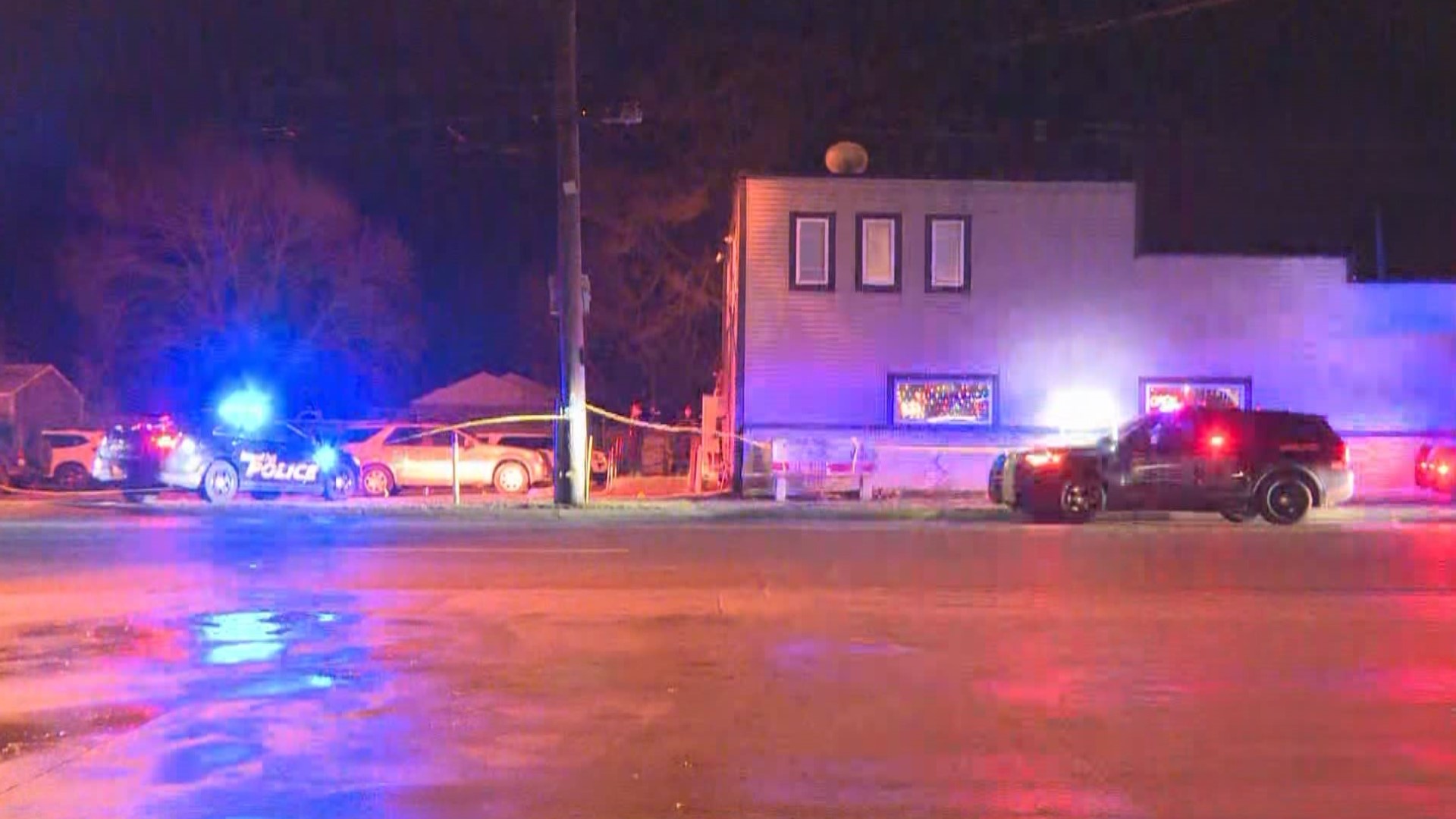 Police surround home in connection to bar shooting | wzzm13.com