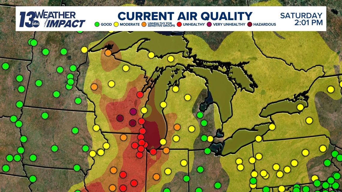 Dust from Great Plains impacts Midwest air quality | wzzm13.com