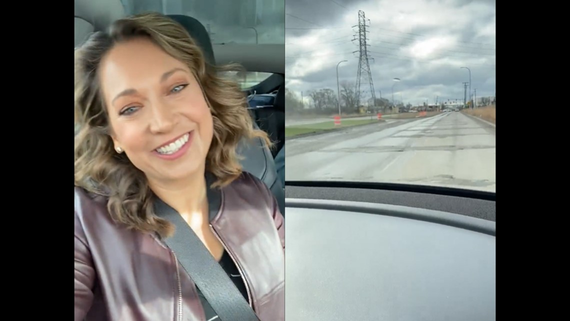 Ginger Zee shares tweet about bad Michigan roads | wzzm13.com