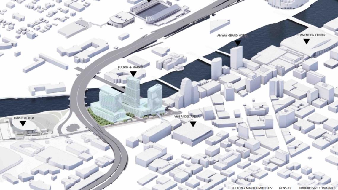 Grand Rapids riverfront development project unveiled | wzzm13.com