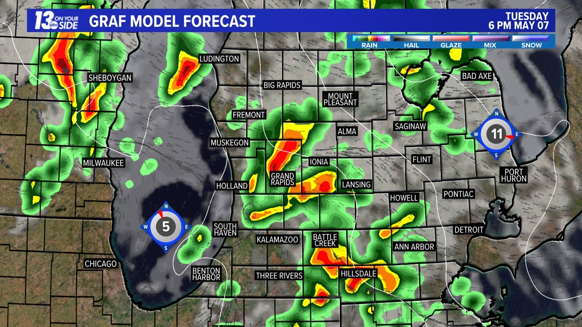 Storms possible Tuesday afternoon | wzzm13.com