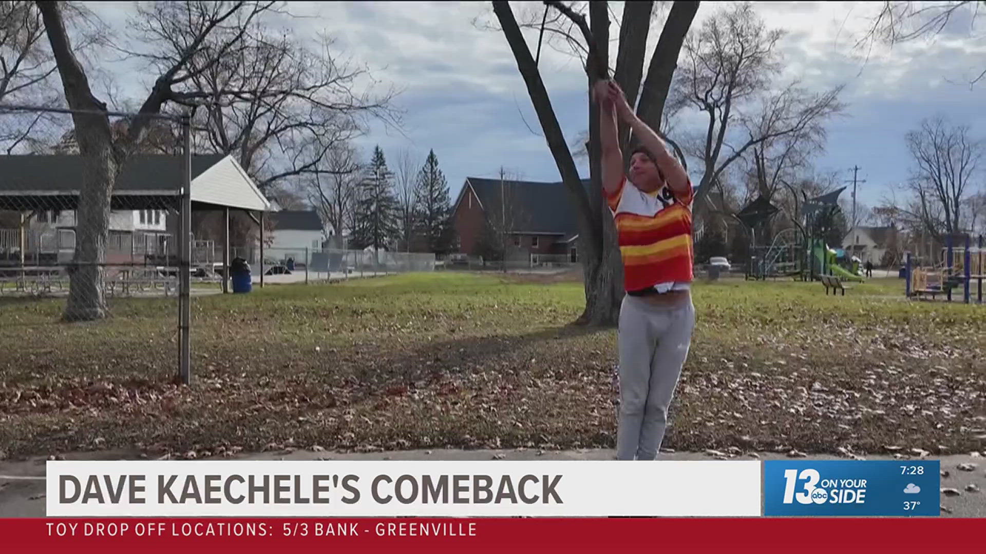 Dave Kaechele trains for Thornapple Kellogg alumni basketball game ...