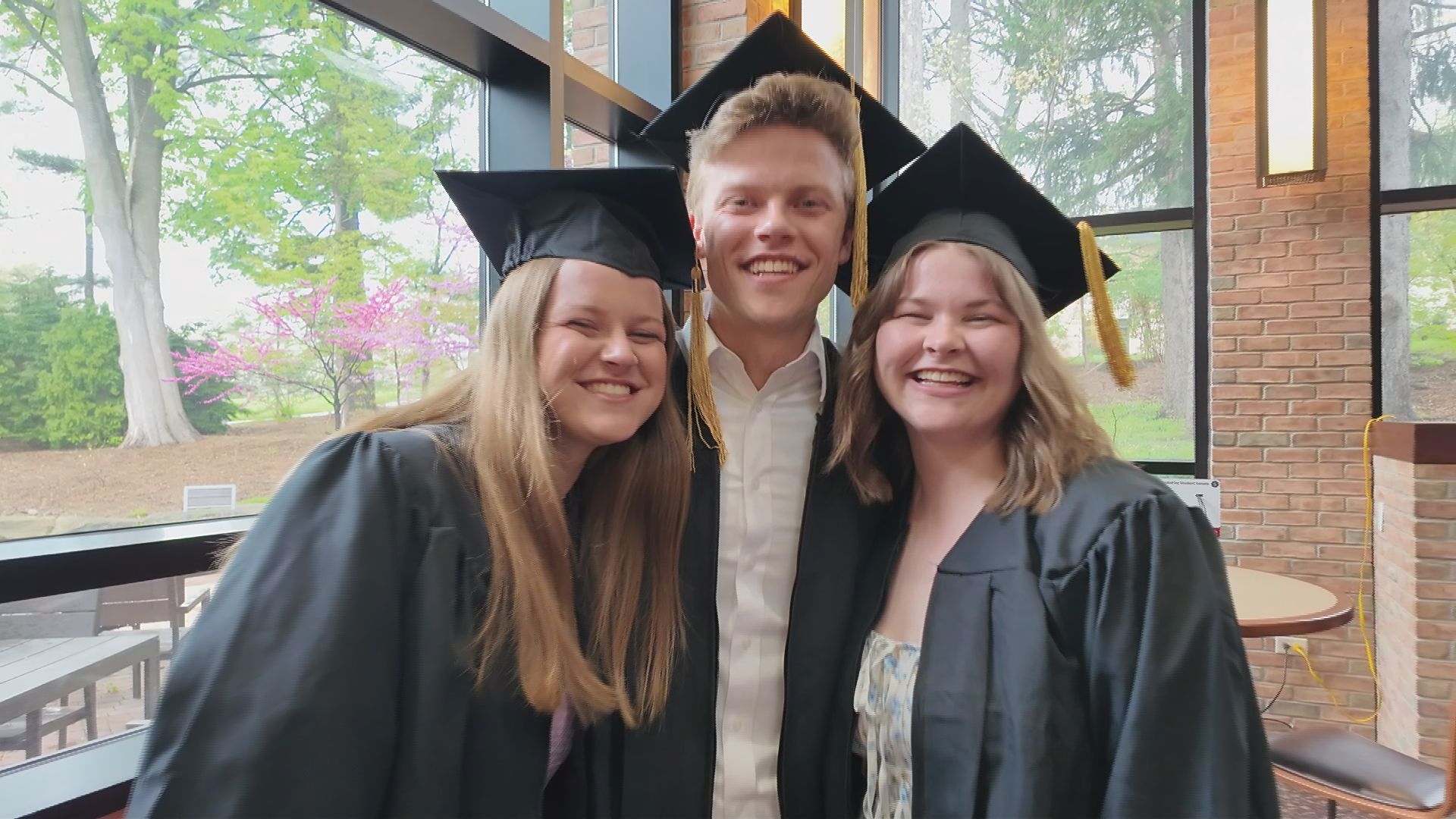 'My best friends' | Triplets graduating together from Calvin University ...