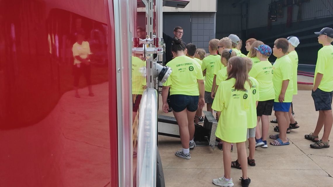 Kids learn fire prevention, safety at Camp 911 in Caledonia | wzzm13.com