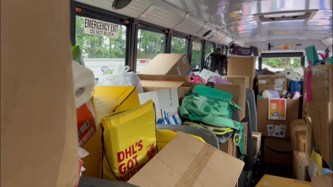 West Michigan answers the call during 'Stuff The Bus' campaign | wzzm13.com