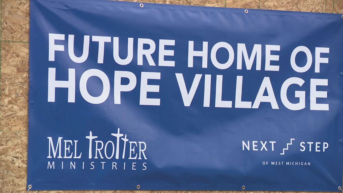Hope Village breaks ground on tiny homes for unhoused | wzzm13.com