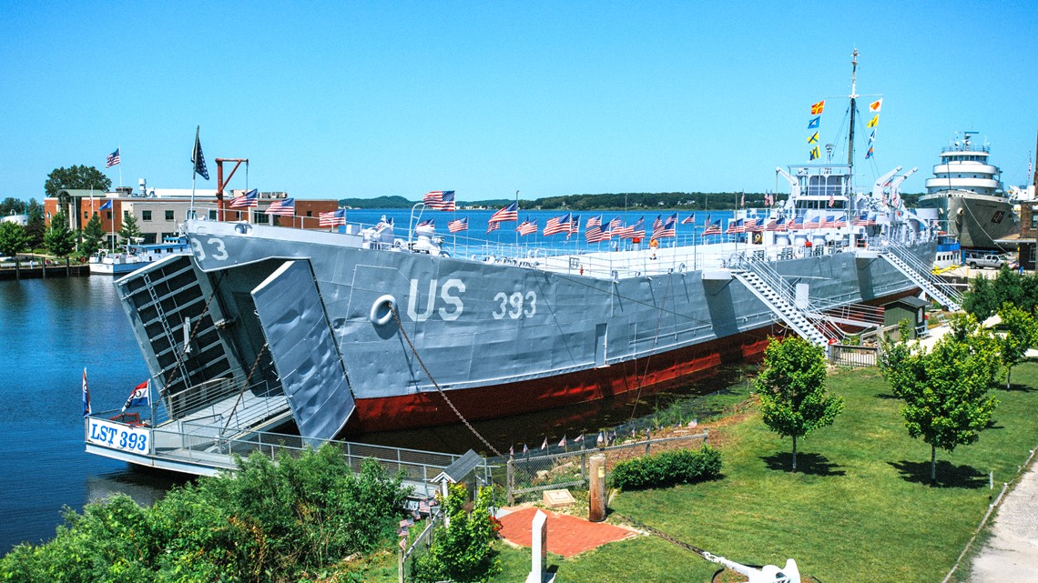 Watch a movie on the deck of a WWII tank transport in Muskegon | wzzm13.com