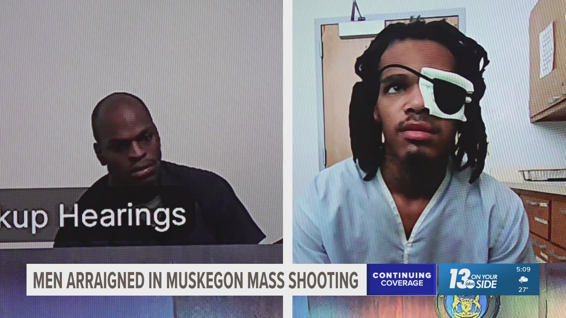 2 men arraigned on charges related to shooting that killed 2, injured 3 ...