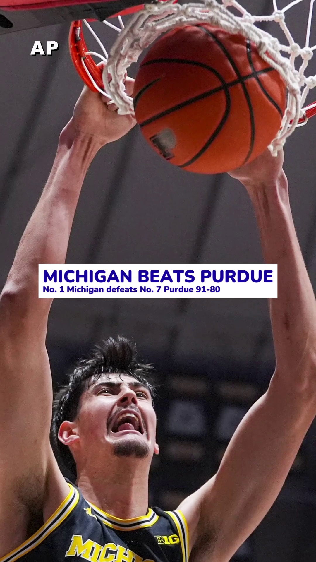 No. 1 Michigan takes down No. 7 Purdue in Mackey Arena | wzzm13.com