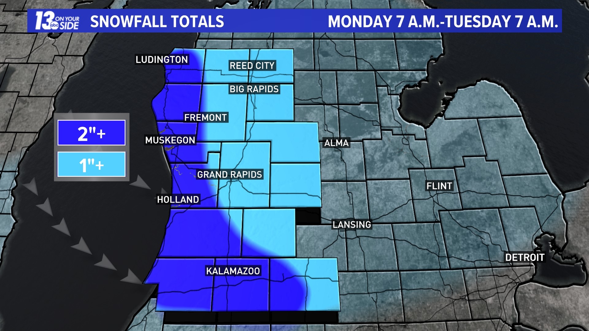 Winter Weather Alerts In West Michigan | wzzm13.com