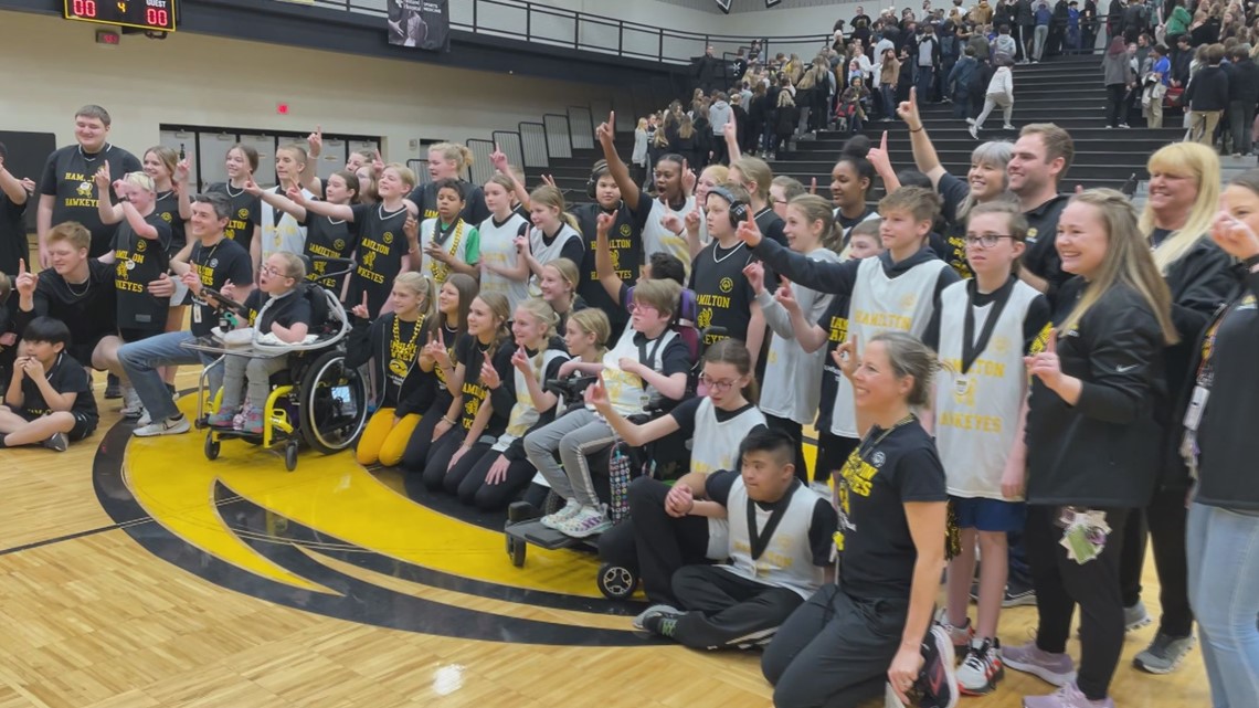 Hamilton High School hosts Unified basketball assembly | wzzm13.com
