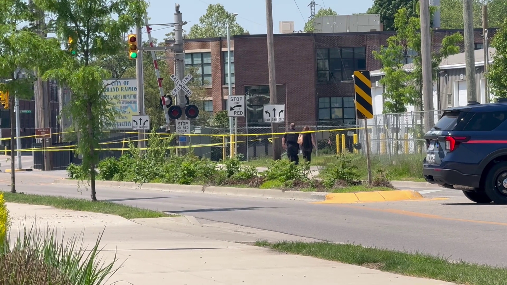Witness says woman hit by train in Grand Rapids was trying to 'catch a ...