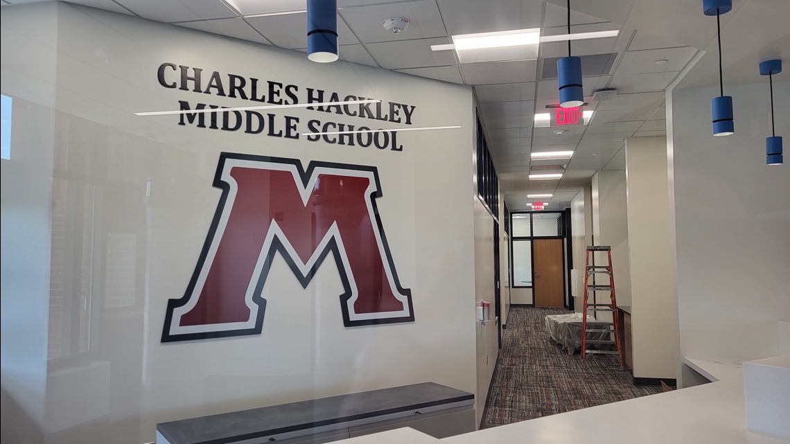 Charles Hackley Middle School welcomes students back to class | wzzm13.com