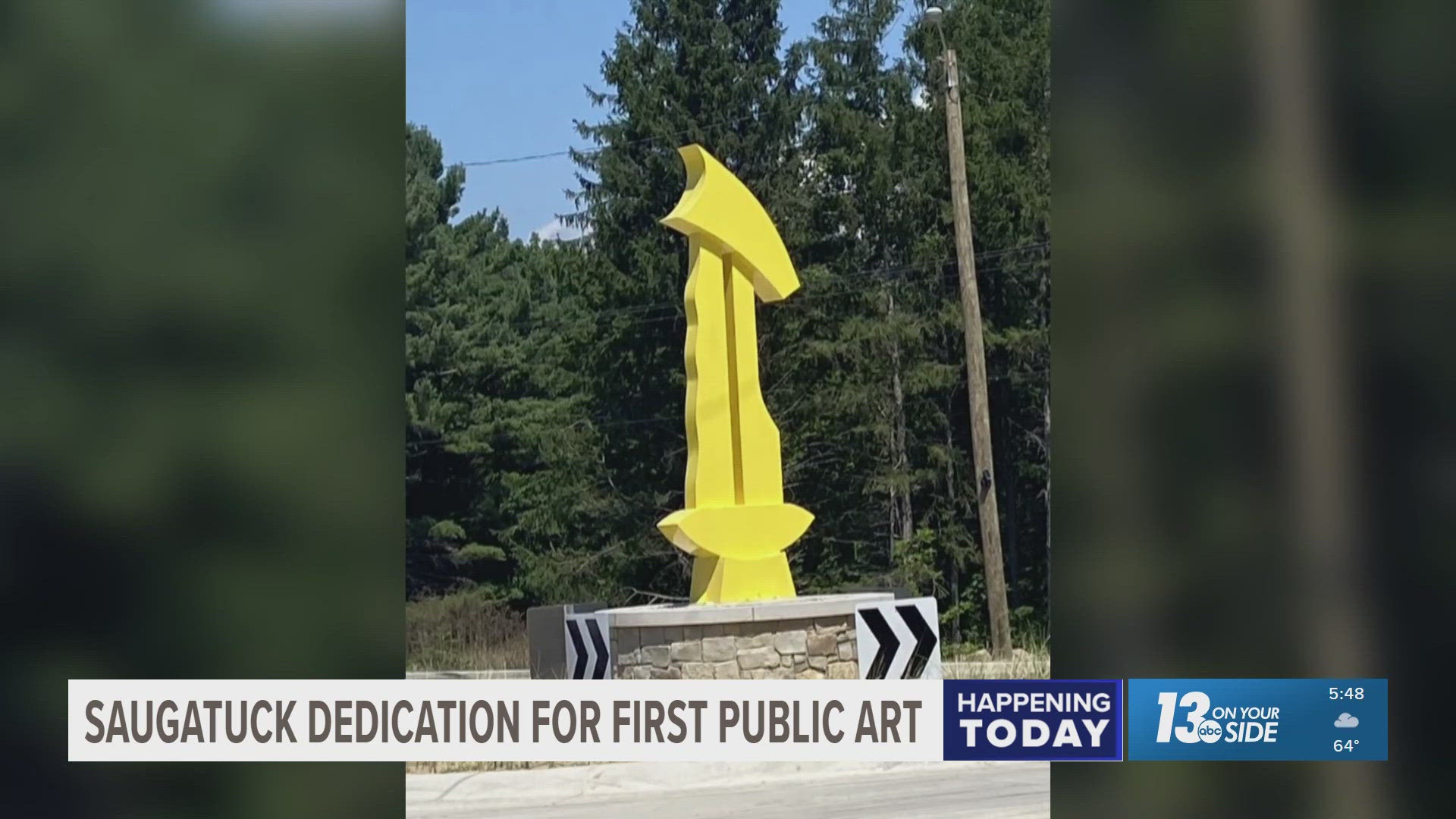Saugatuck Twp. welcomes first public art piece | wzzm13.com