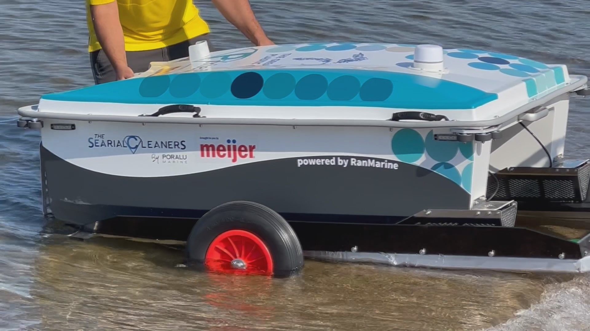Two plastic collecting drones hit the beach and water in Muskegon ...