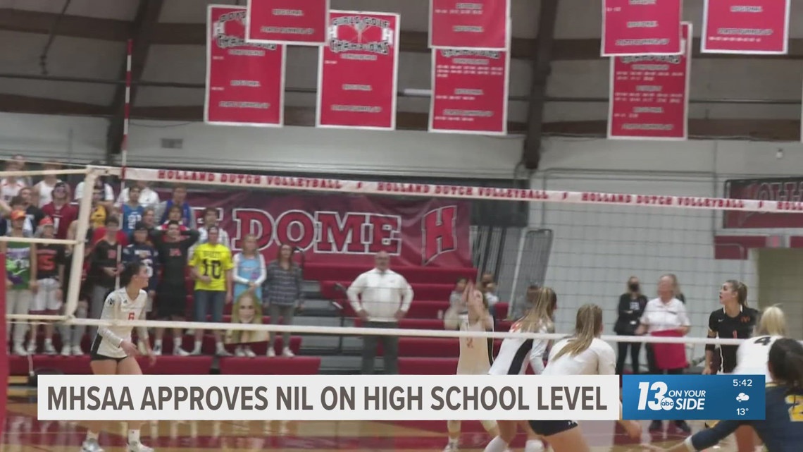 MHSAA approves NIL on high school level | wzzm13.com