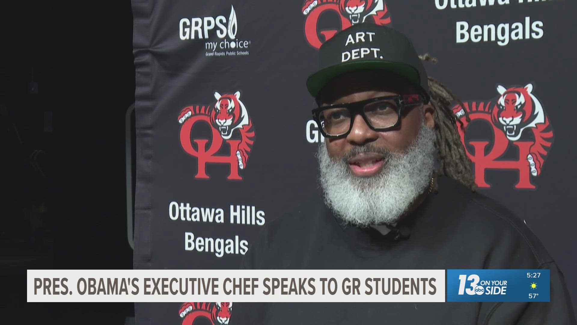 Former President Barack Obama's White House Executive Chef visits GRPS ...