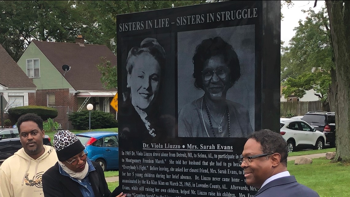 Detroit monument honors slain civil rights activist and friend | wzzm13.com