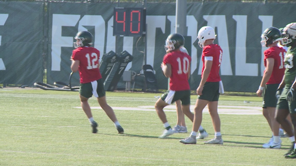 Tucker ready to see MSU quarterback competition play out | wzzm13.com