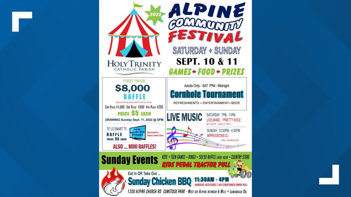Holy Trinity Church Alpine Community Festival returns | wzzm13.com