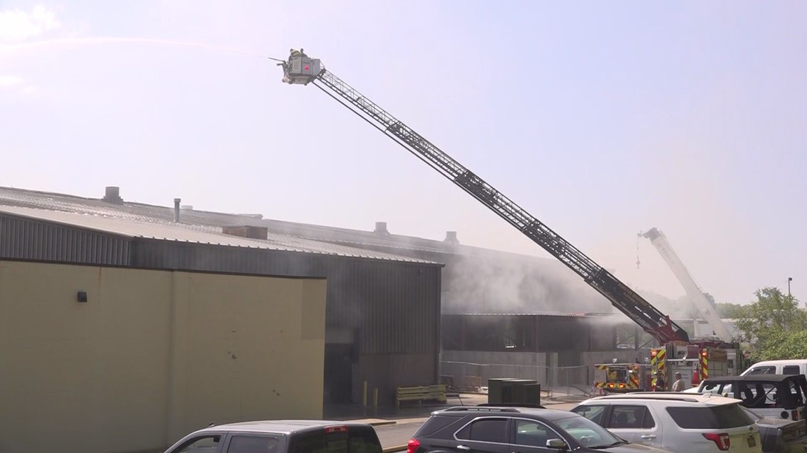 Crews battling fire at Cascade Die Casting | wzzm13.com