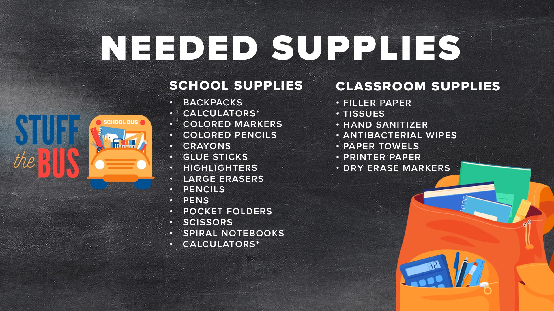 Stuff the Bus Campaign | Everything you need to know | wzzm13.com