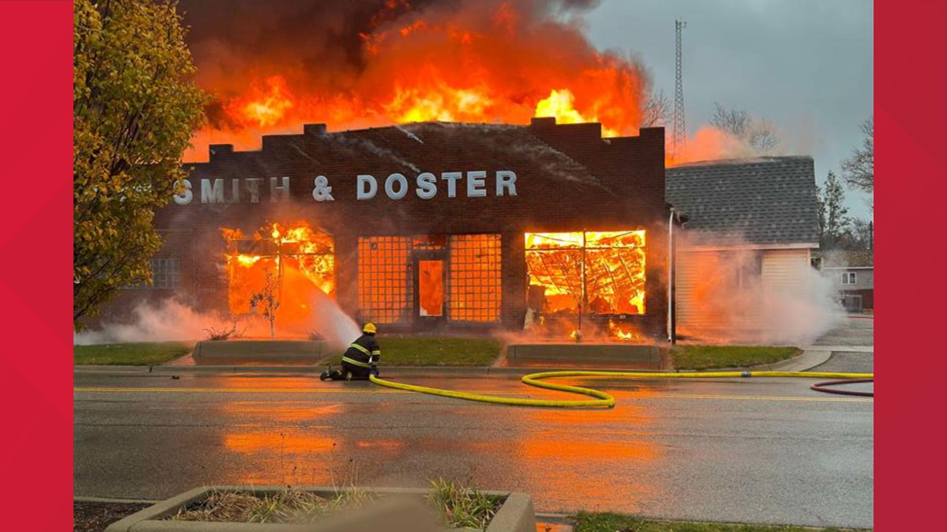 100-year-old Delton business burns down | wzzm13.com