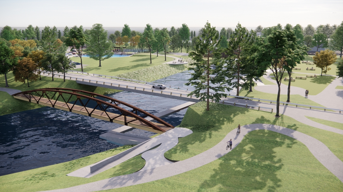 Plans for new Ada Covered Bridge Park unveiled | wzzm13.com