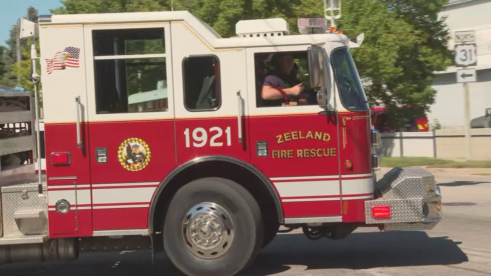 Large fire at Johnston Boiler Co. in Ferrysburg now put out | wzzm13.com