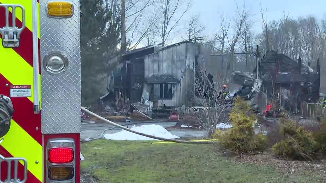 Byron Township pole barn catches fire Friday | wzzm13.com
