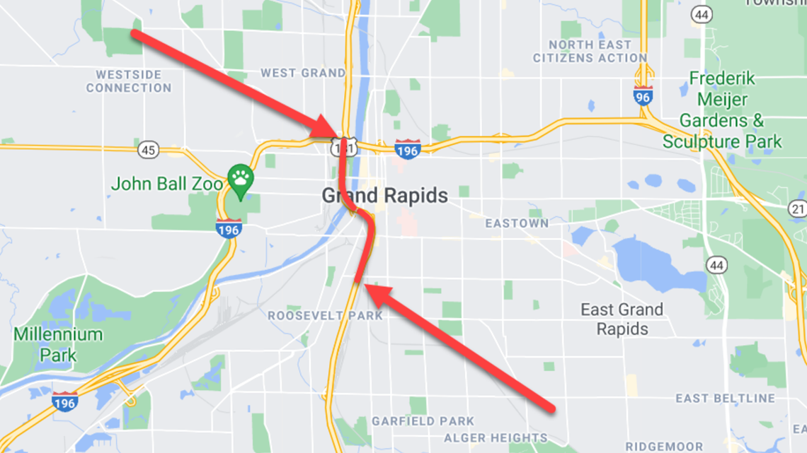 Roadwork on US-131 extended, lane closures to remain through the end of ...