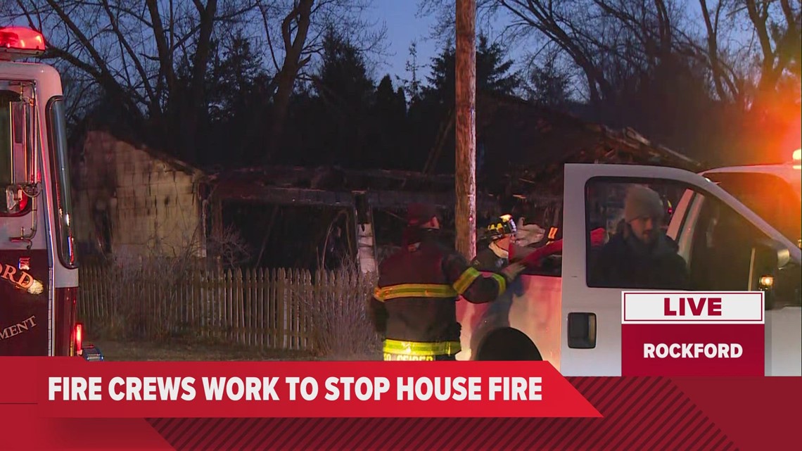 Overnight house fire in Rockford leaves one injured | wzzm13.com
