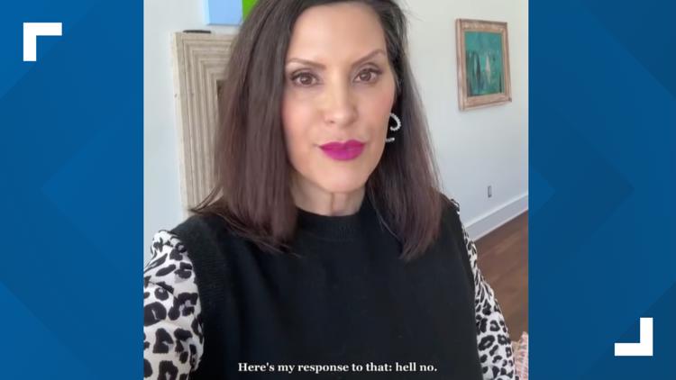 MI Gov. Gretchen Whitmer responds to resolution proposing same-sex ...