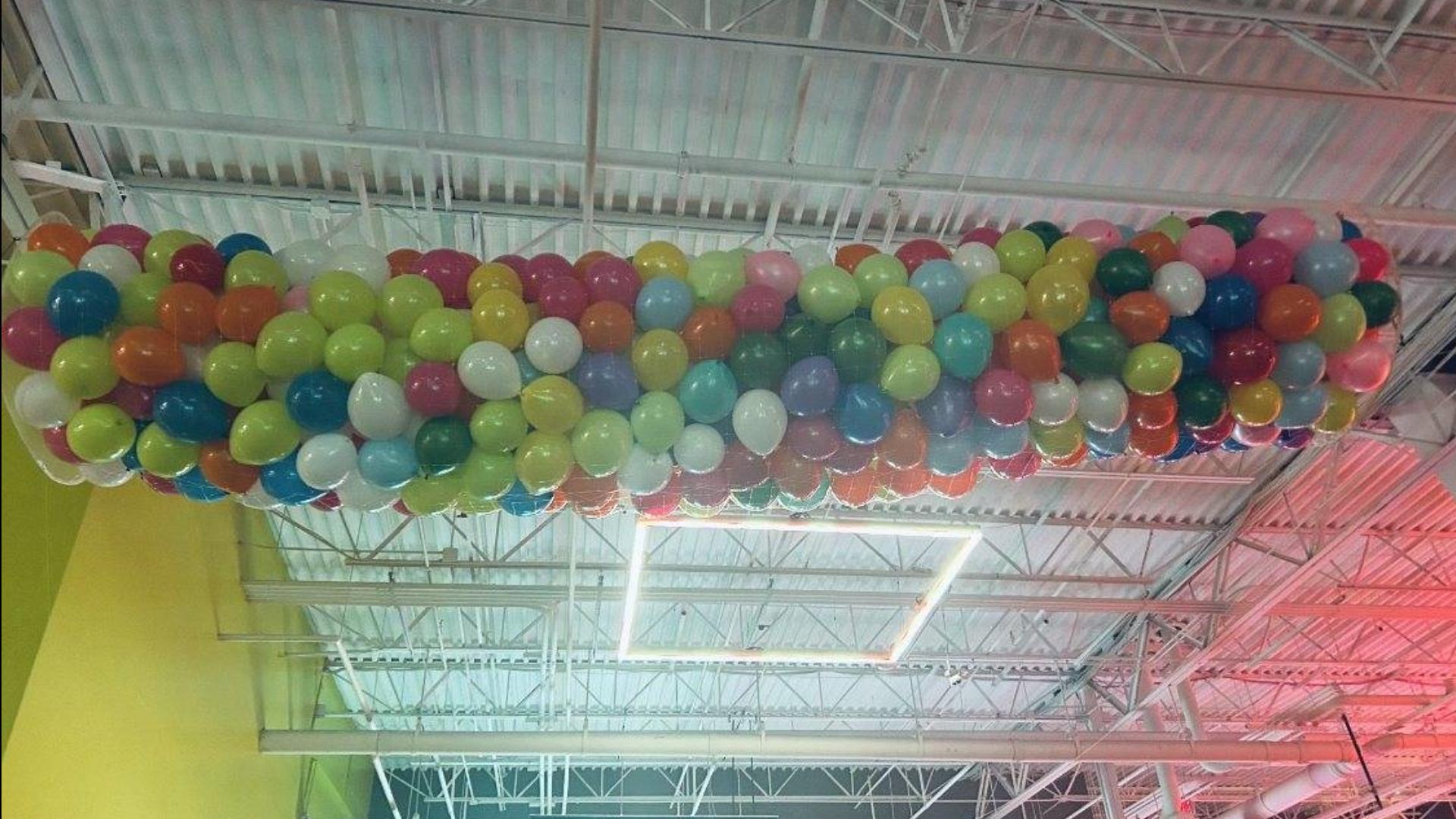 Balloon drop at Urban Air Adventure Park | wzzm13.com