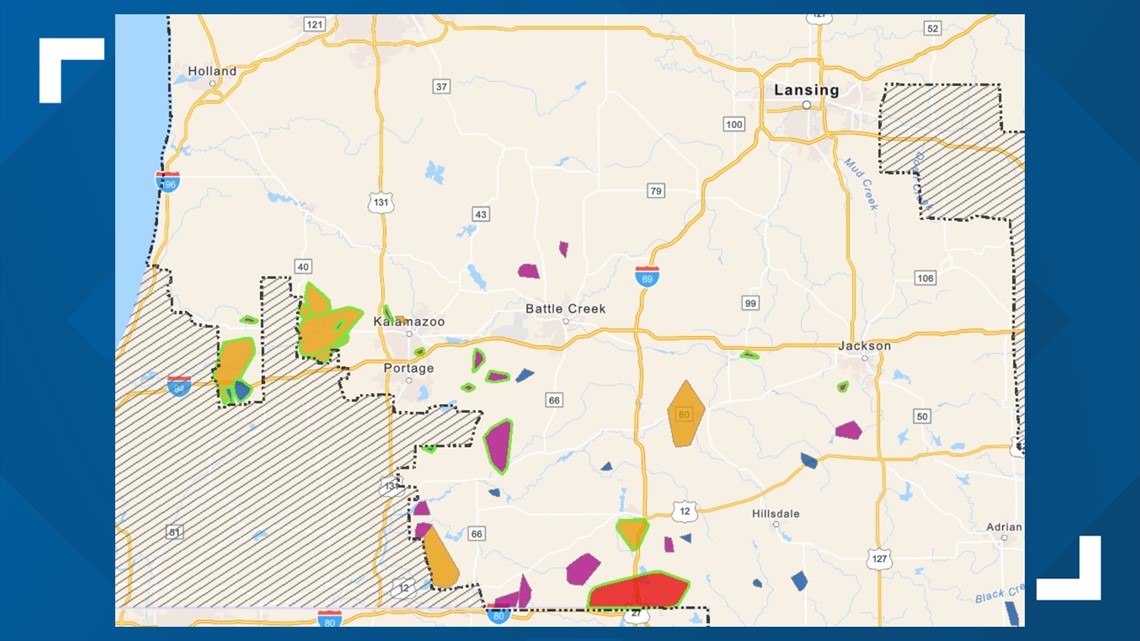 Thousands without power in Southwest Michigan from severe weather ...