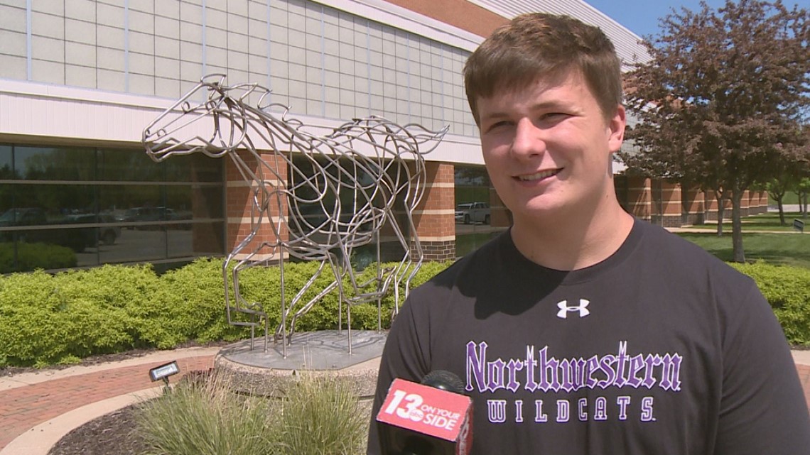Gabe VanSickle commits to Northwestern | wzzm13.com