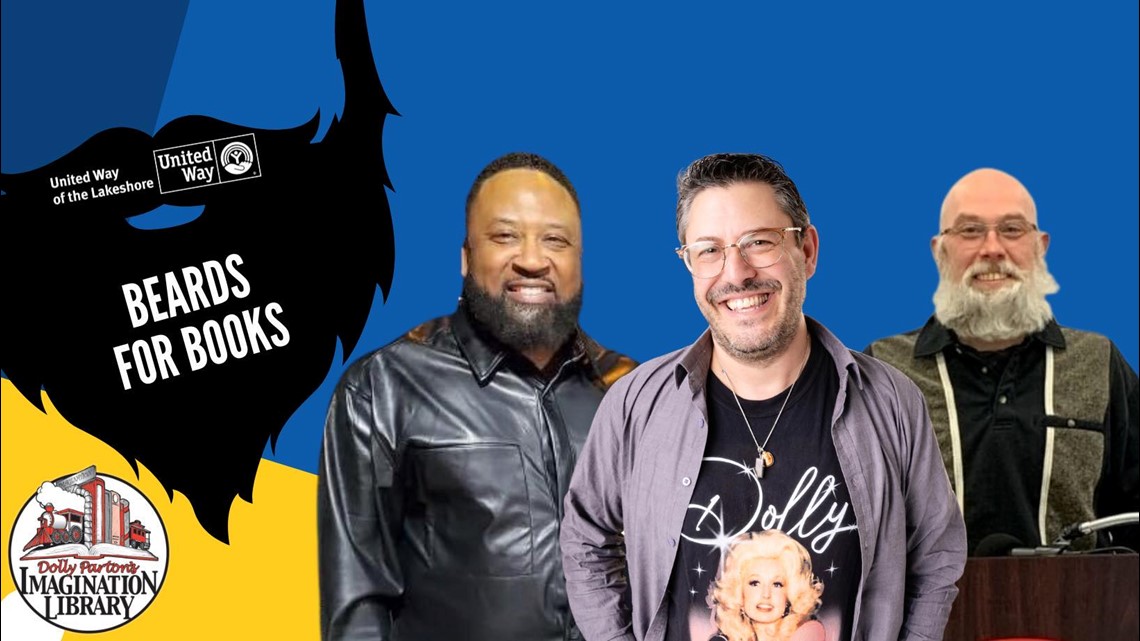 Beards for Books challenge supports reading initiative | wzzm13.com