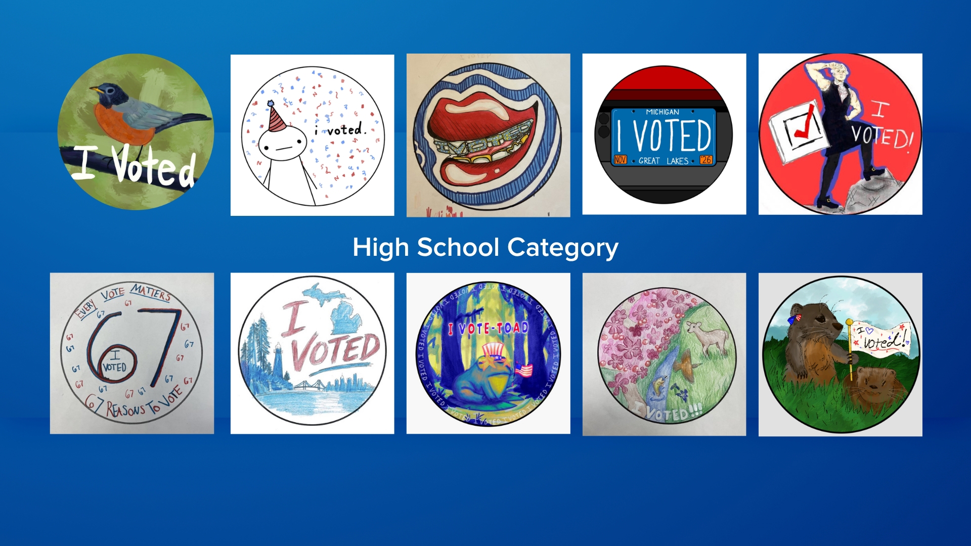 It's time to pick Michigan's next 'I Voted' sticker for the November ...