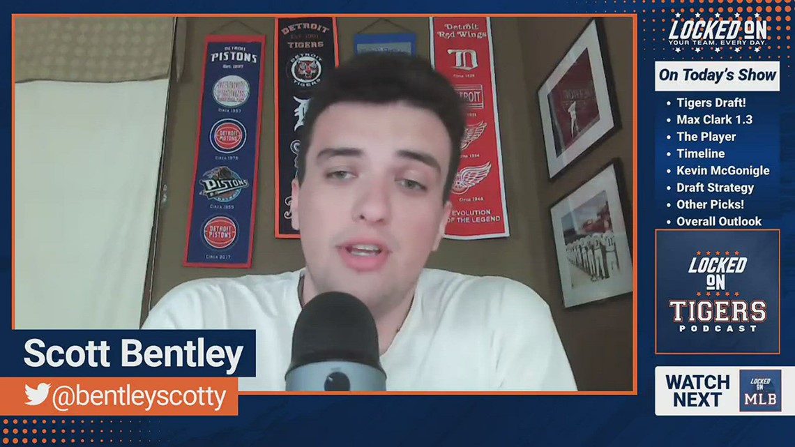 Locked on Tigers: Max Clark is a Detroit Tiger, MLB Draft Recap ...