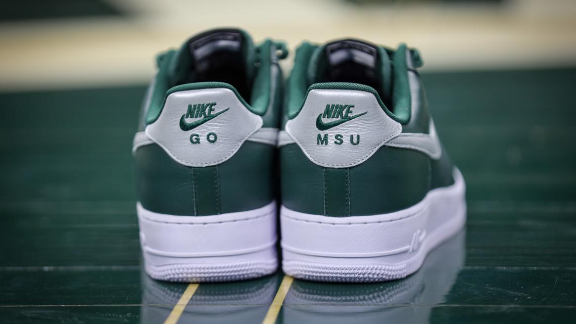 MSU debuts special edition Nike Air Force 1 sneakers | wzzm13.com
