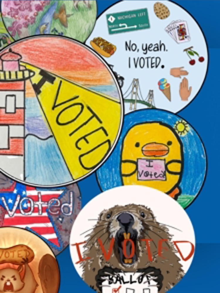 It's time to pick Michigan's next 'I Voted' sticker for the November ...
