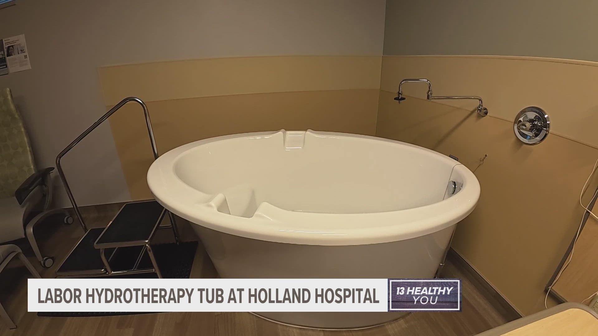 Holland Hospital hydrotherapy tub helps ease labor pain | wzzm13.com